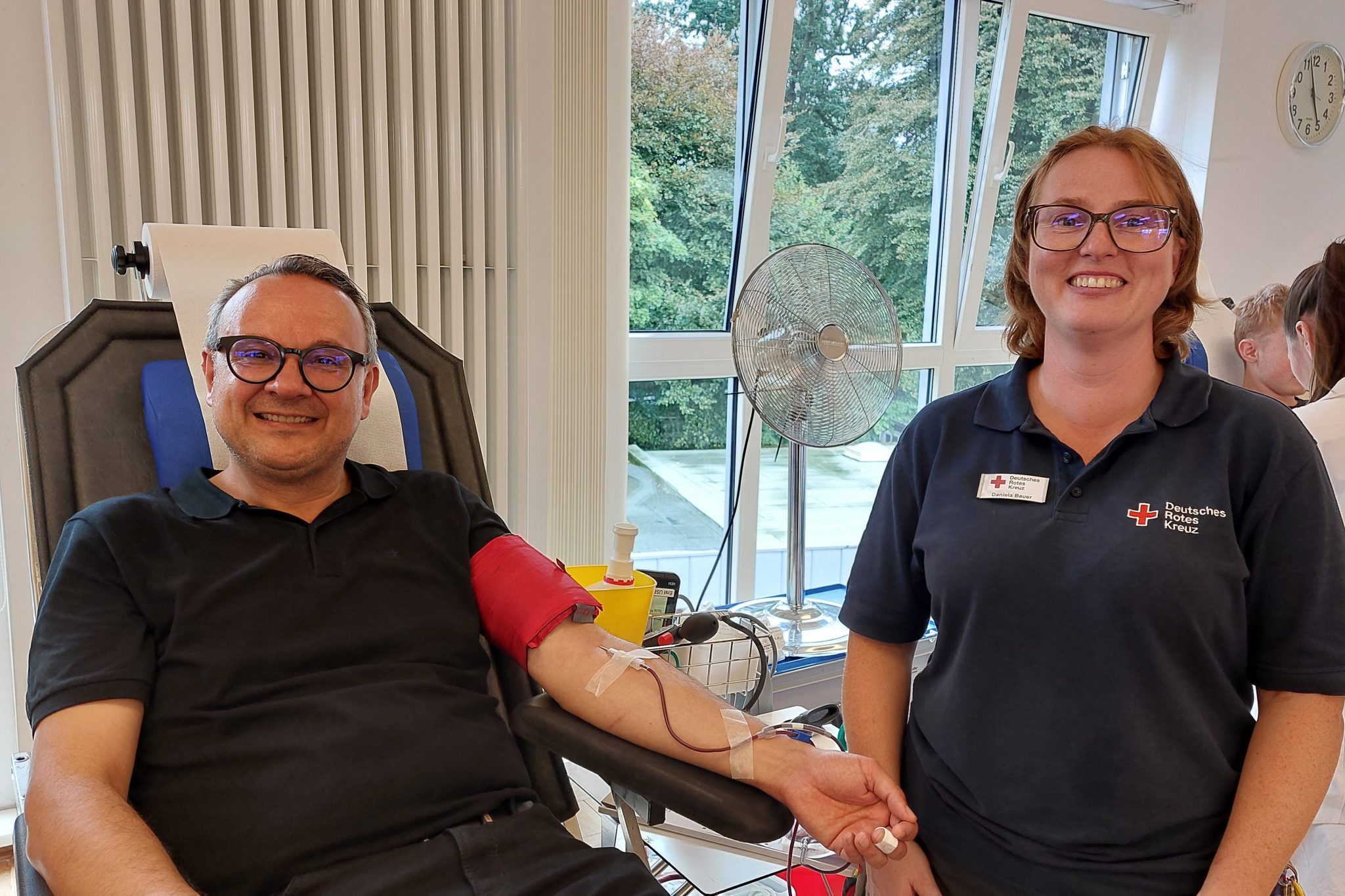 Bürgermeister Markus Baier spendet Blut | Mein-Lemgo